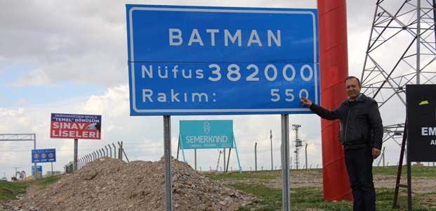 Batman’ın yeni nüfus tabelası - Batman Haber, Son Dakika - Batman ...