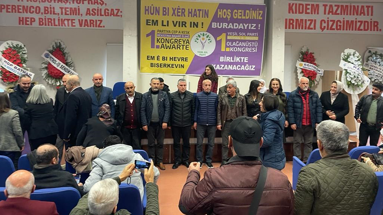 YEŞİLLER VE SOL GELECEK PARTİ KONGREYE GİTTİ - BATMAN ÇAĞDAŞ GAZETESİ